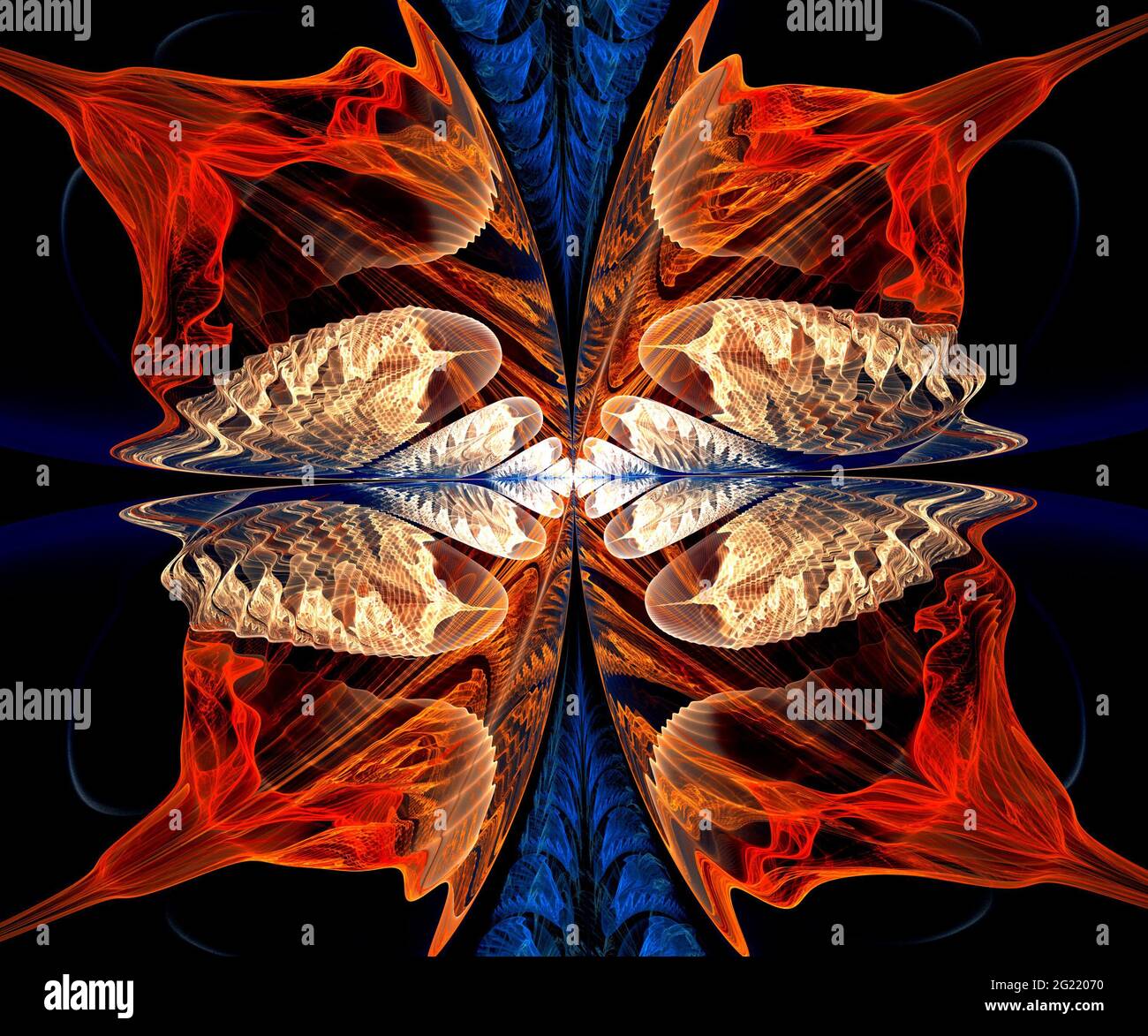 Computer generated fractal artwork for creative art,design and ...