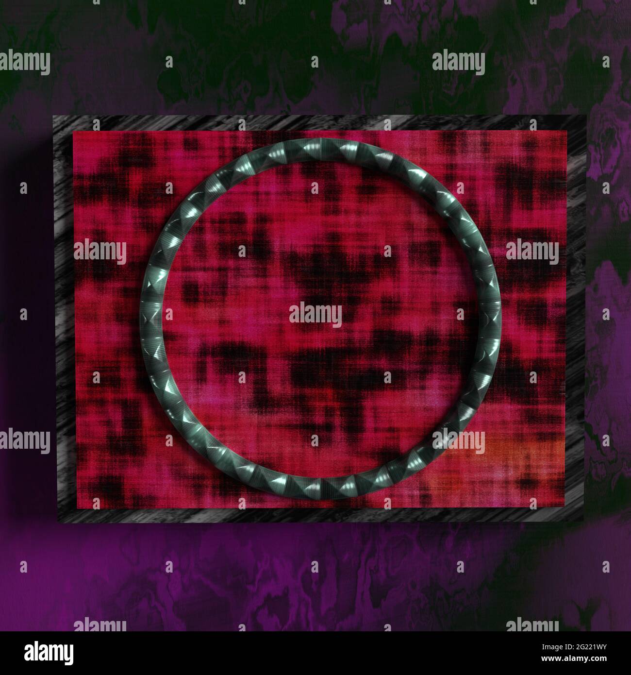 An abstract 3d border background image Stock Photo - Alamy