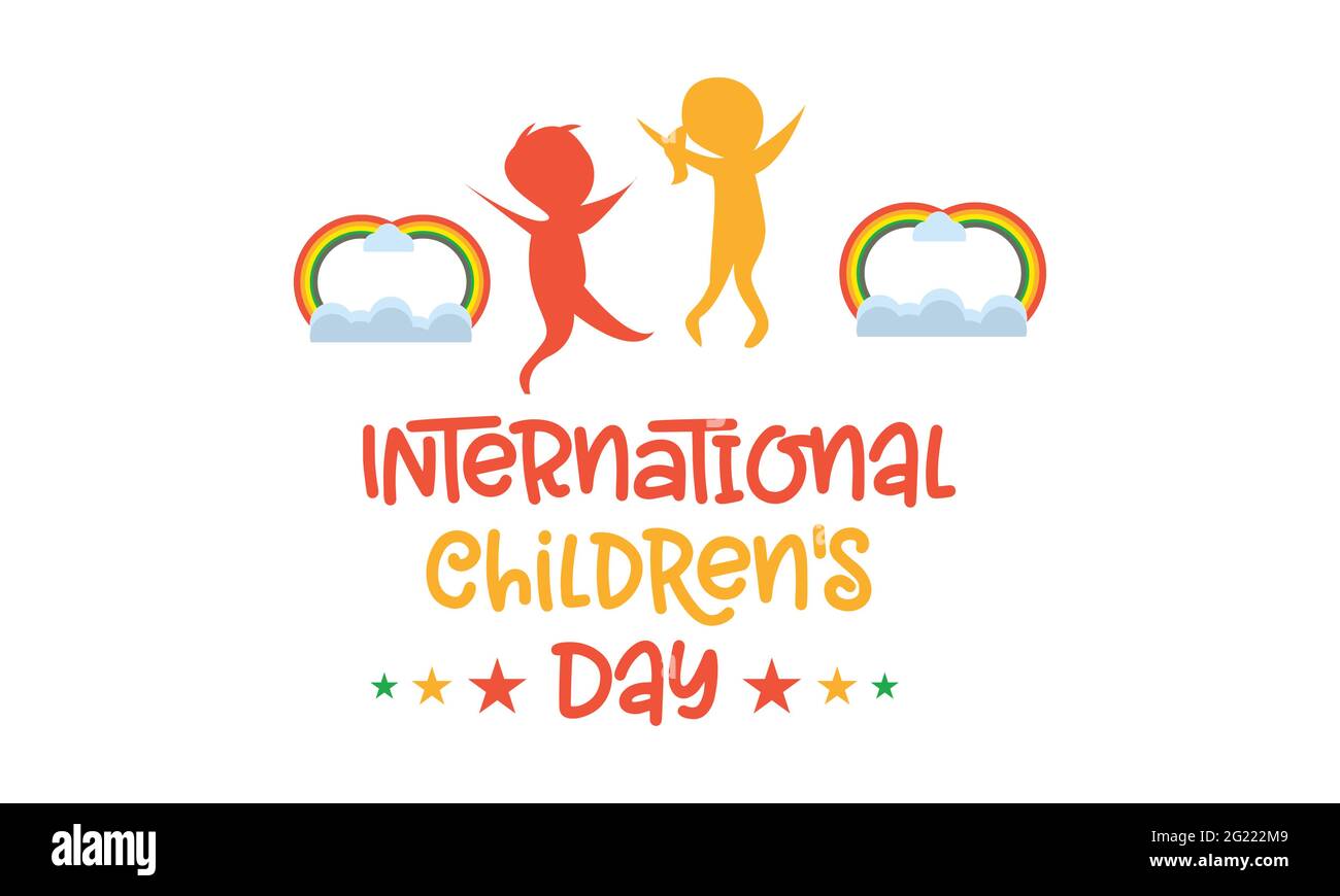 International Children's Day. Banner, Poster of Children Awareness ...