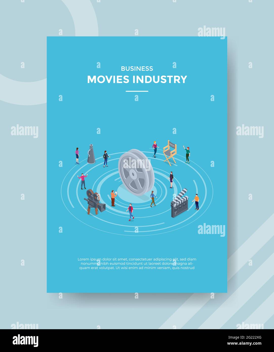 focus group discussion movie industry concept for template banner and ...