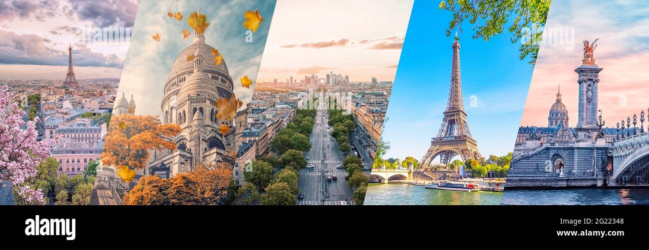 Famous european landmarks collage hi-res stock photography and images ...