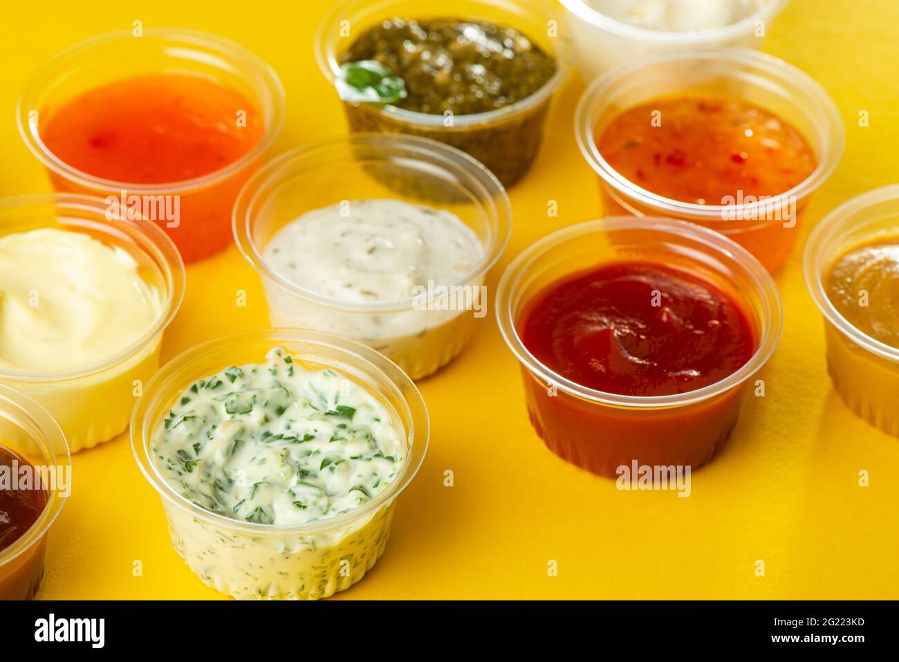 Dipping sauces in container hi-res stock photography and images - Alamy