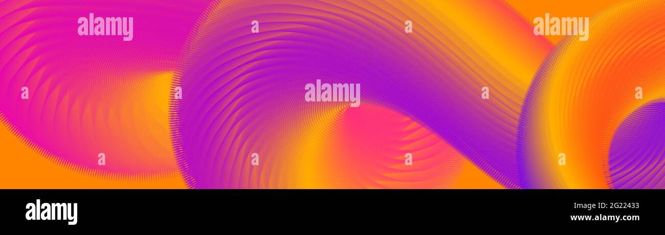 Banner with blend wave. Abstract modern background for promo Stock ...