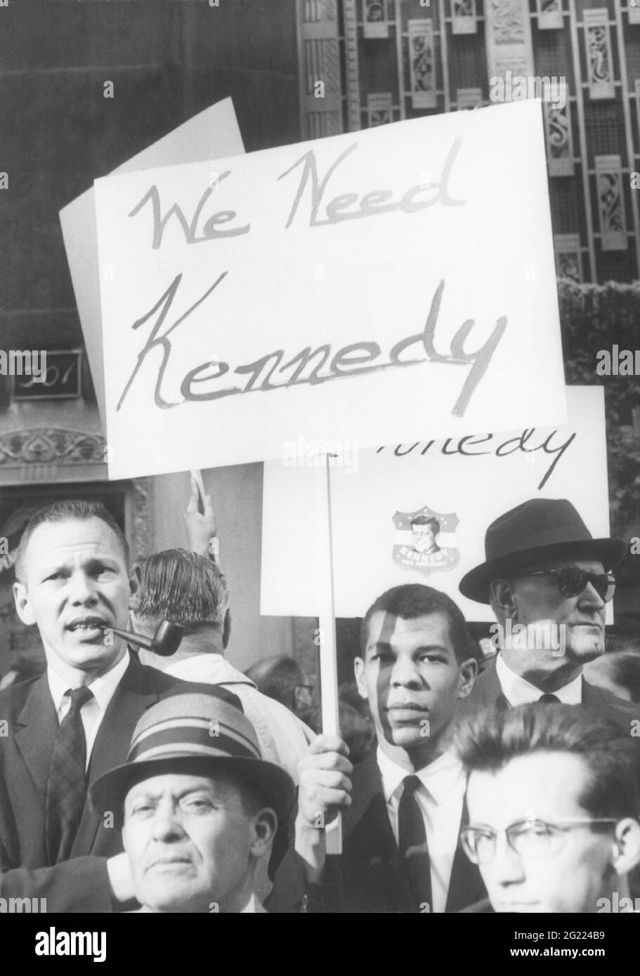 geography / travel, USA, politics, election campaign 1960, supporter of ...