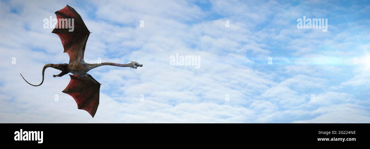 Flying monster hi-res stock photography and images - Alamy