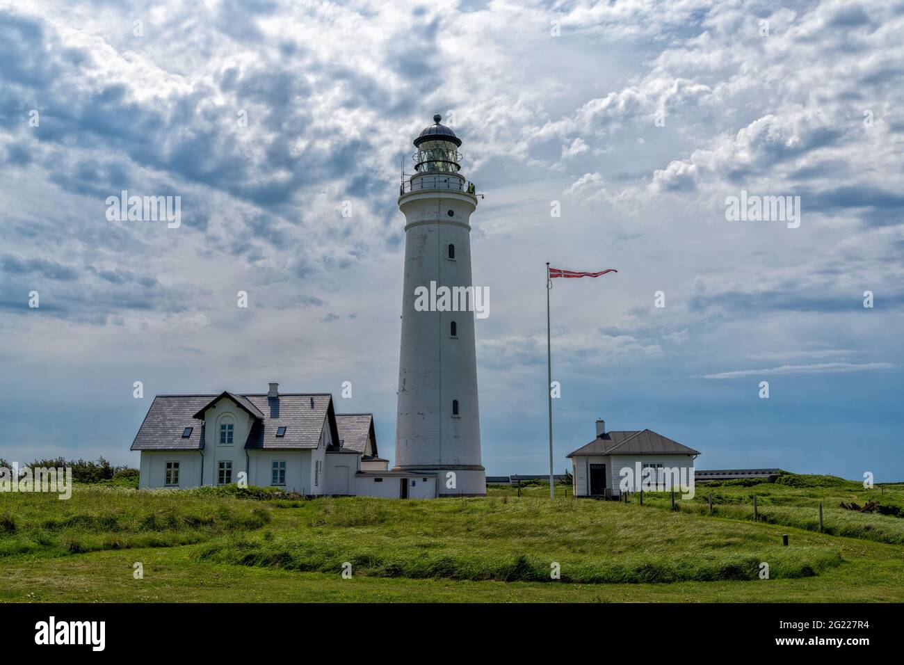 A view of the Hirtshals lighthouse in northern Denmark Stock Photo - Alamy