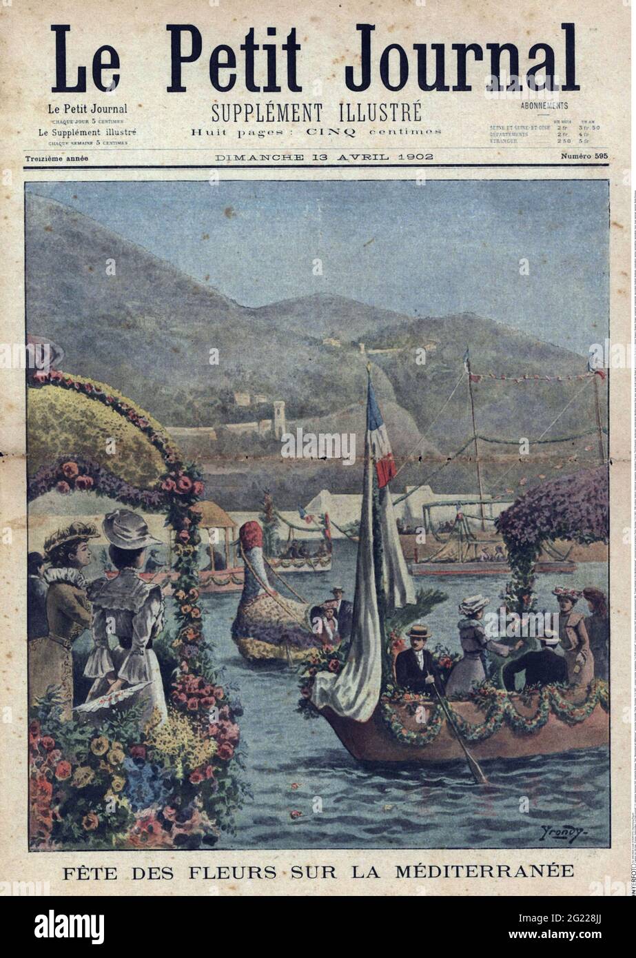 press / media, magazines, "Le Petit Journal", 13 volume, number 595 ...