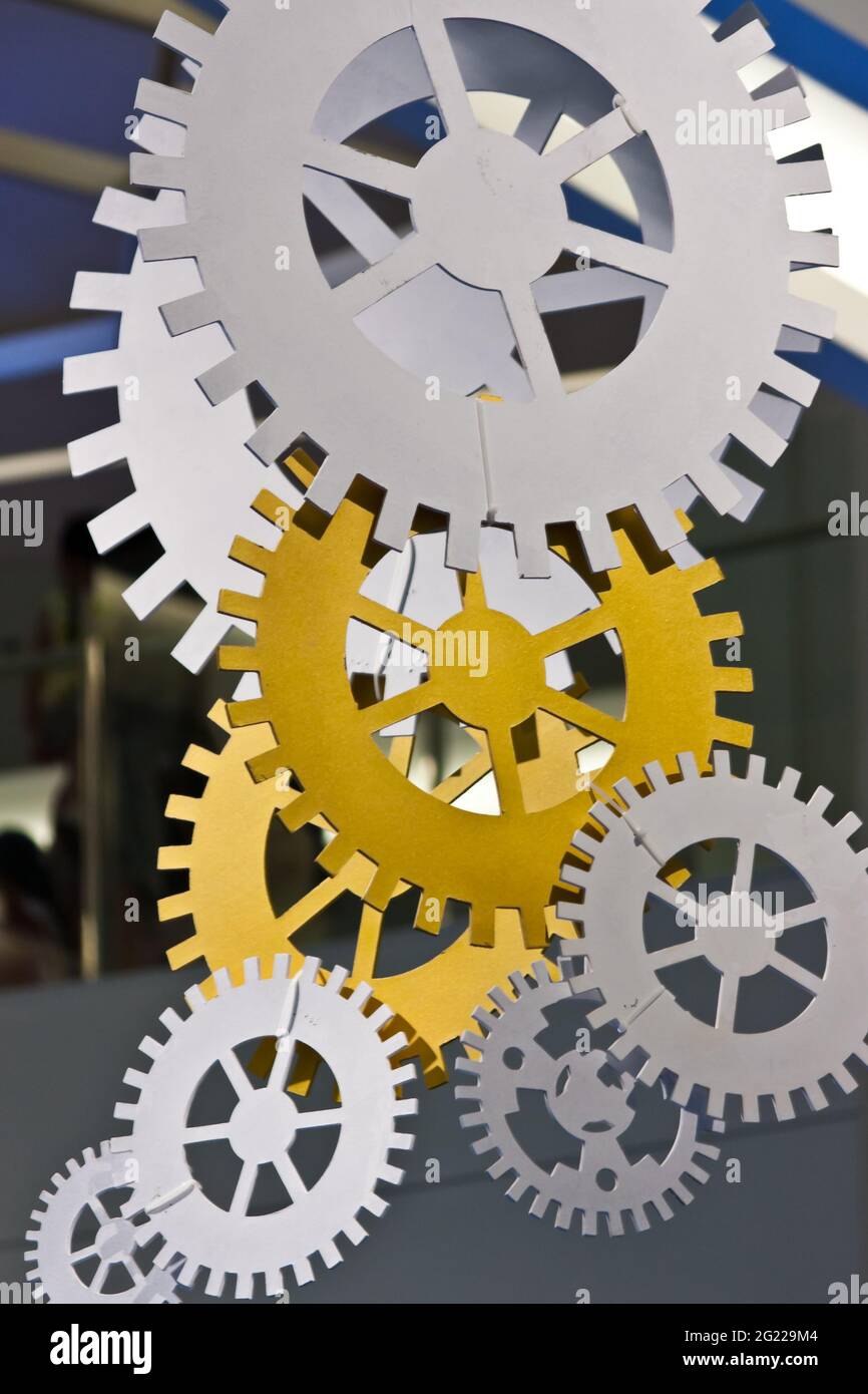 Set of gear wheels hi-res stock photography and images - Alamy