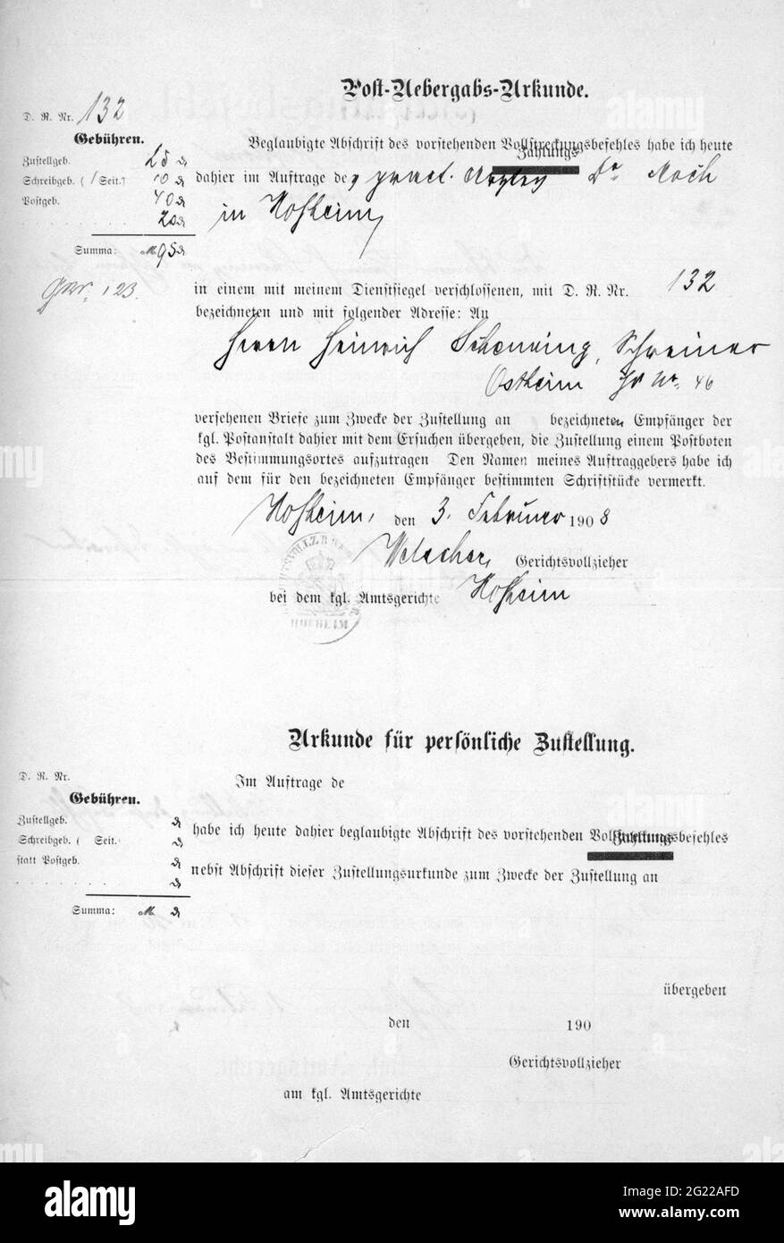 Issuing summons hi-res stock photography and images - Alamy