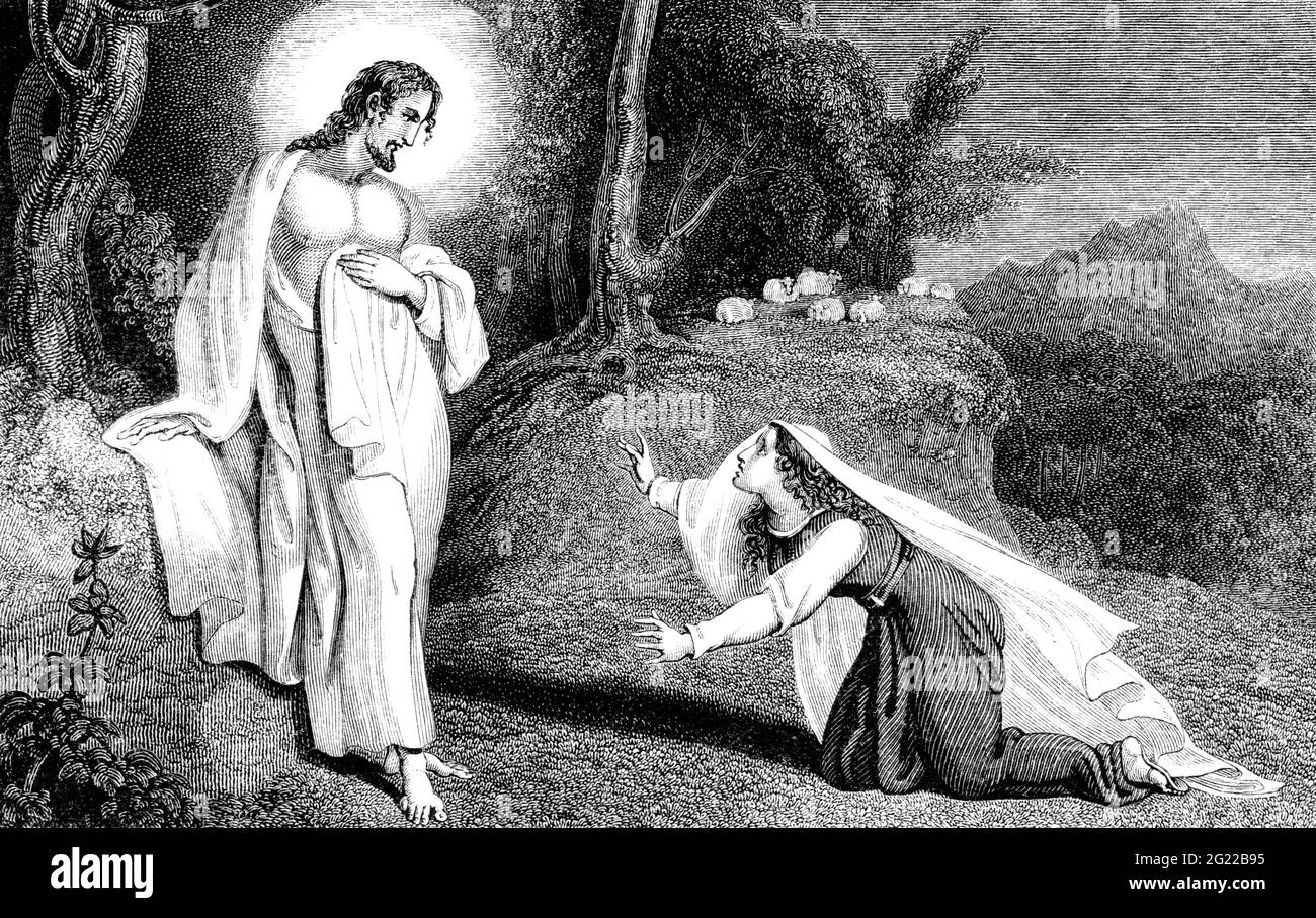 Mary magdalene resurrection jesus hi-res stock photography and images ...