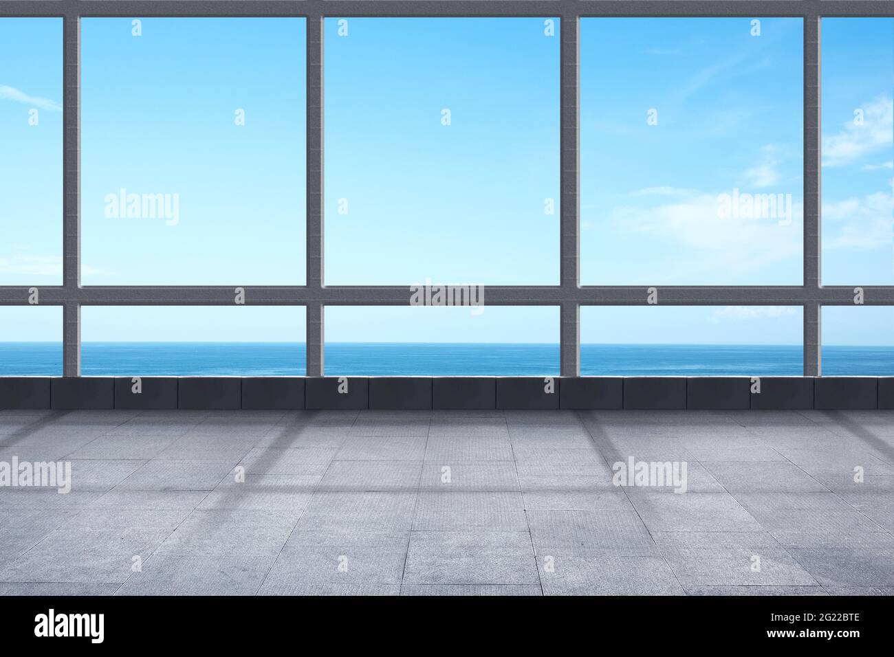 Empty room ocean view hi-res stock photography and images - Alamy