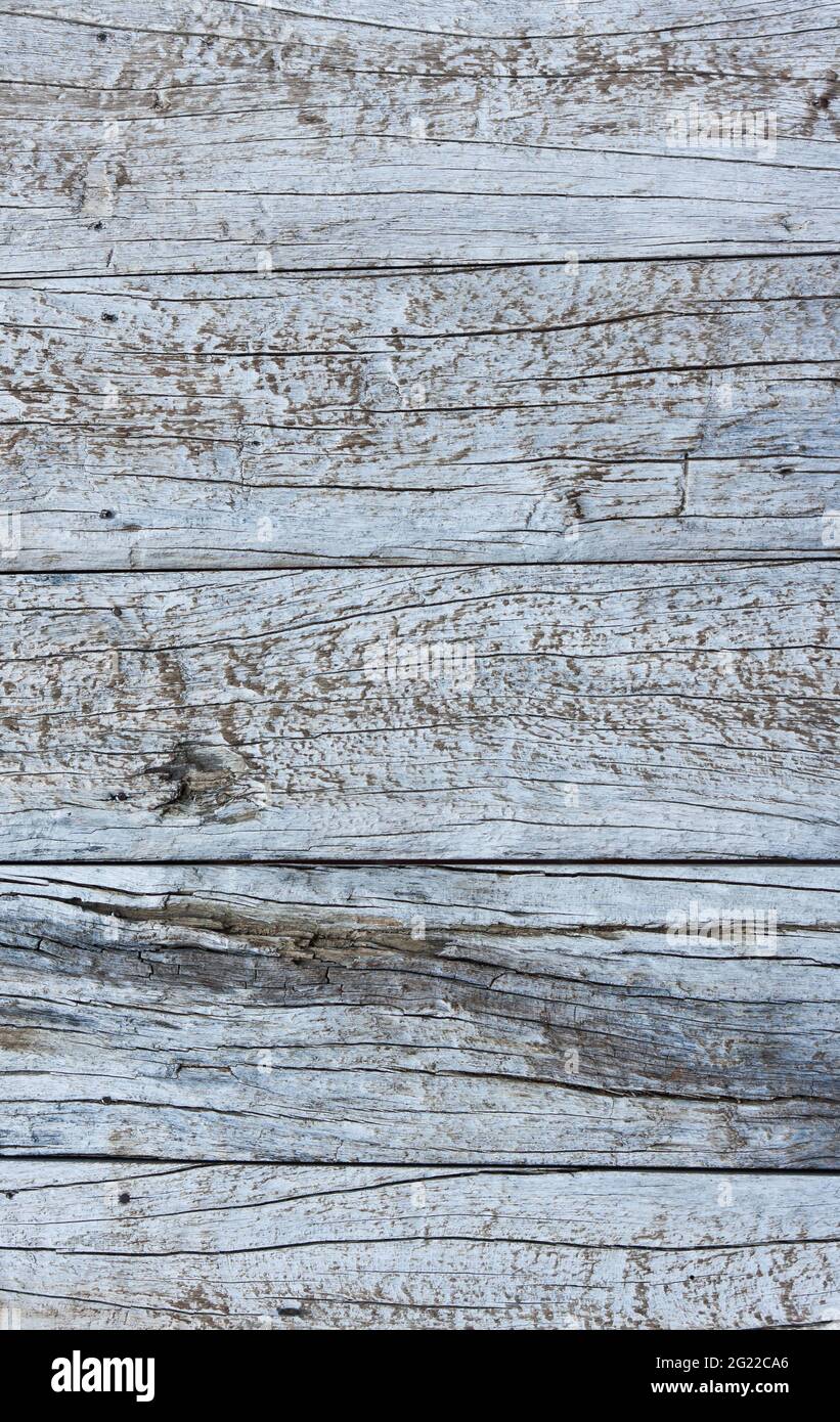 old cracked wood planks white textured background Stock Photo - Alamy