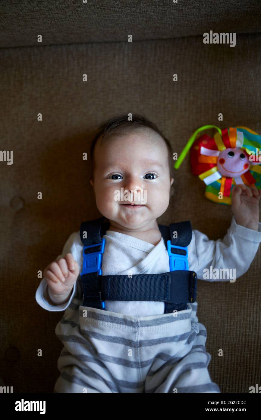 Portrait of a happy baby smiling Stock Photo - Alamy