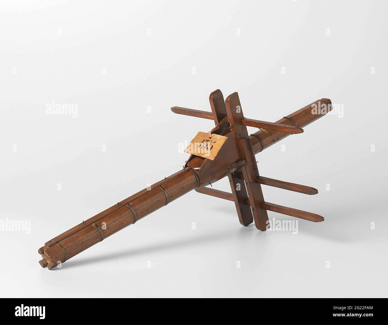 Model of the Upper Part of a Made Mast. Round mast with octagonal top ...