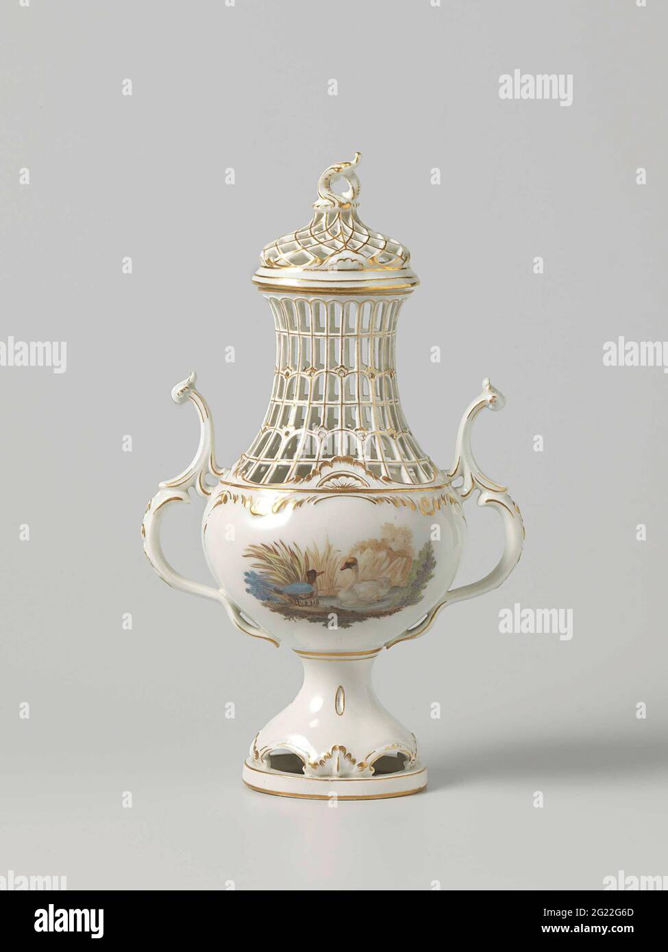 Group of vases. Two of the vases in this group bear the mark of the ...