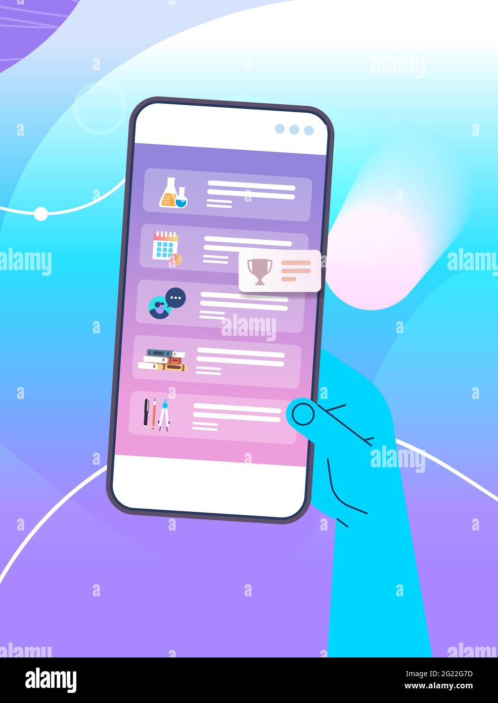 Distance cellular Stock Vector Images - Alamy