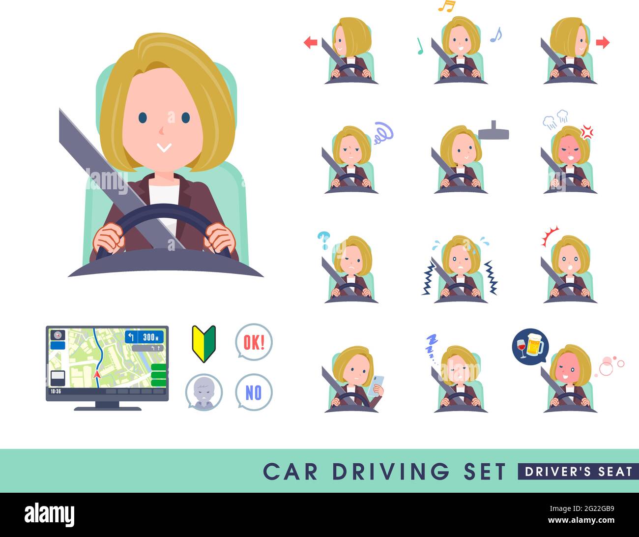 Blond woman rear view Stock Vector Images - Alamy