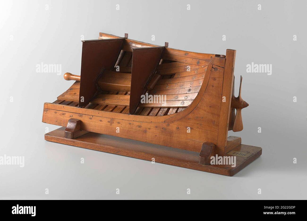 Model of the Screw Aperture of a Twin Screw Steamer. Model of a part of ...