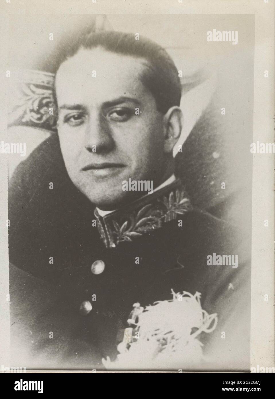 Portrait of Galeazzo Ciano, husband Edda Mussolini; Mussilinis Tochter ...