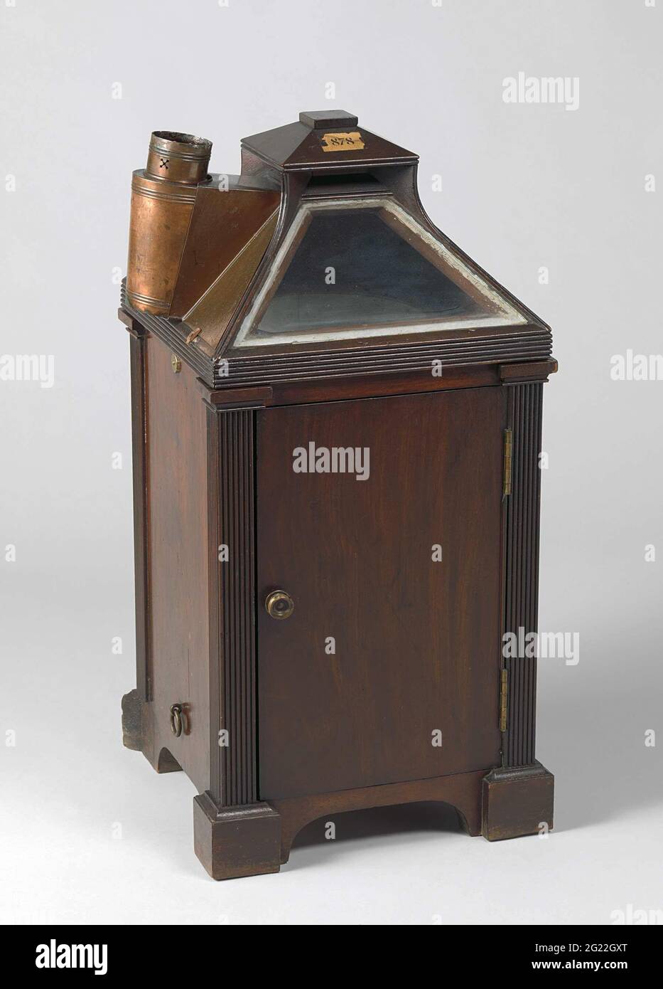 Compass in binnacle. The ship’s compass was used to determine the ...