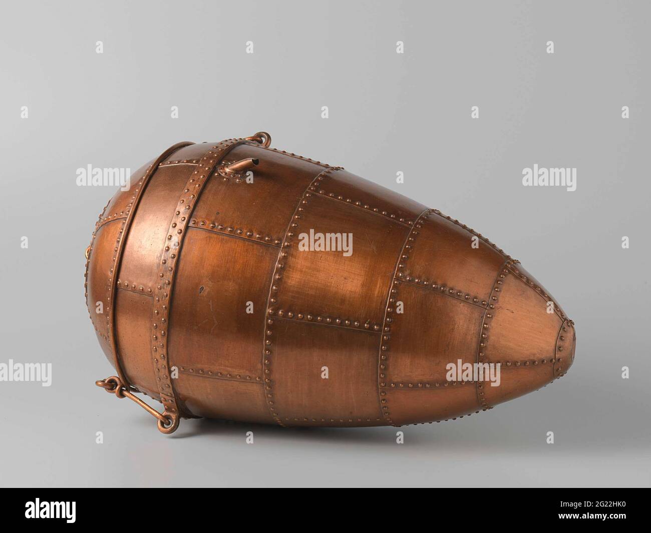 Model of a Buoy. Copper model of an iron buoy or Zeeton, made from ...