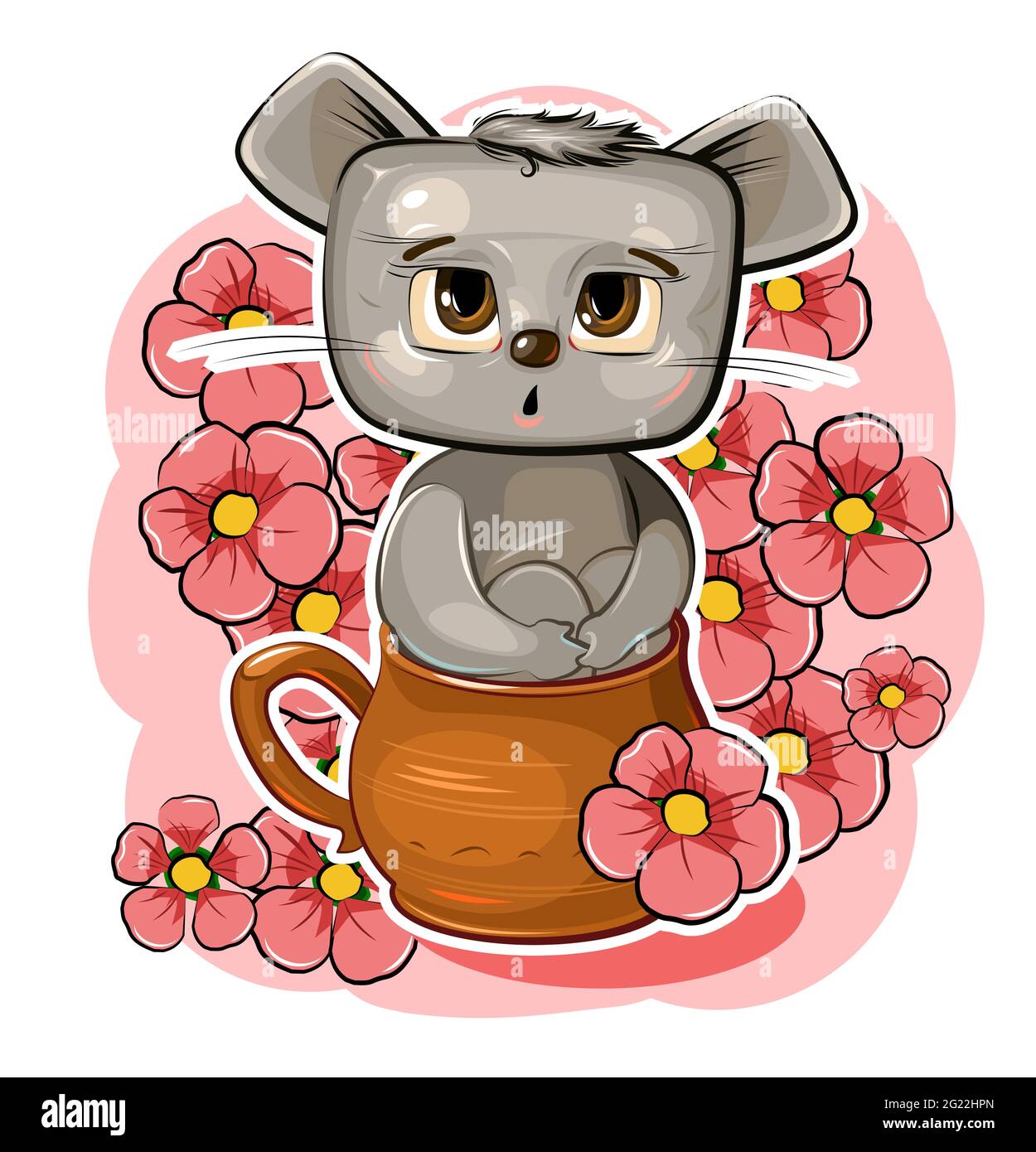 Cute baby mouse Stock Vector Images - Alamy