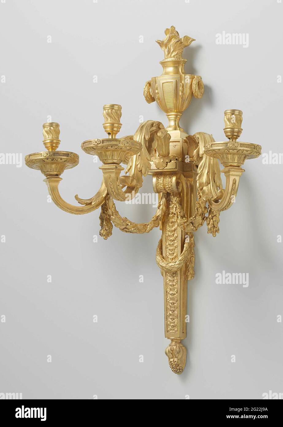 Two wall lights. These wall lights are early examples of Neoclassicism ...