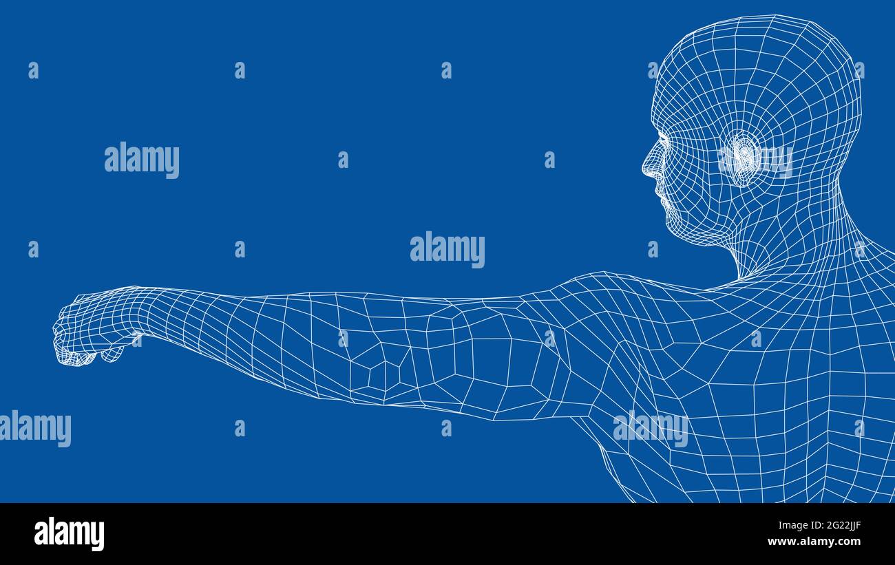 Fist of a young fighter. Vector Stock Vector Image & Art - Alamy