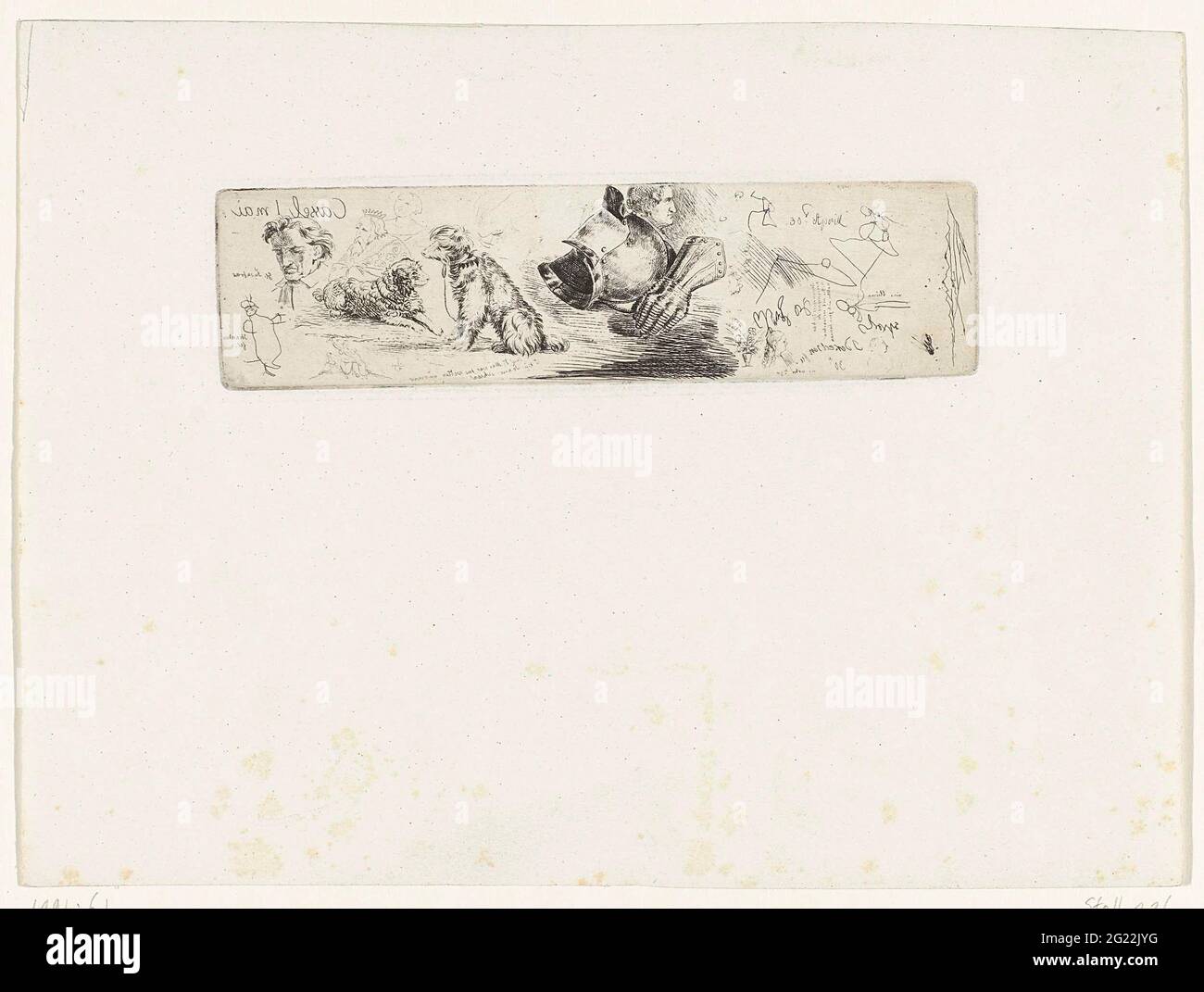 Study magazine with all kinds of sketches Stock Photo - Alamy