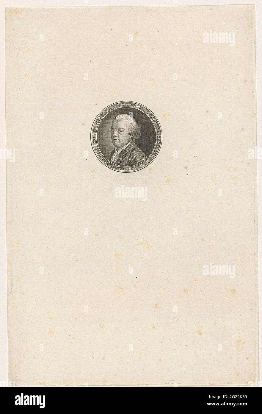 Portrait of Daniël Jacobus Canter Camerling; Portraits of patriots ...