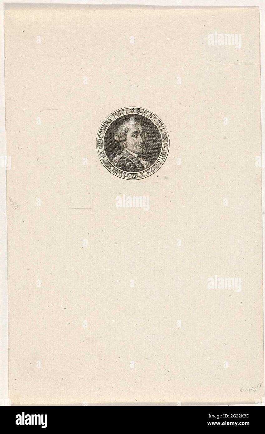 Portrait of George Hendrik de Wilde; Portraits of patriots. Bust from ...