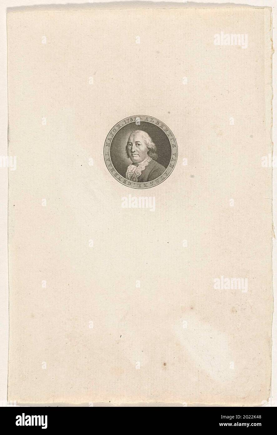 Portrait of Albert van Ryssel; Portraits of patriots. Bust from Albert ...
