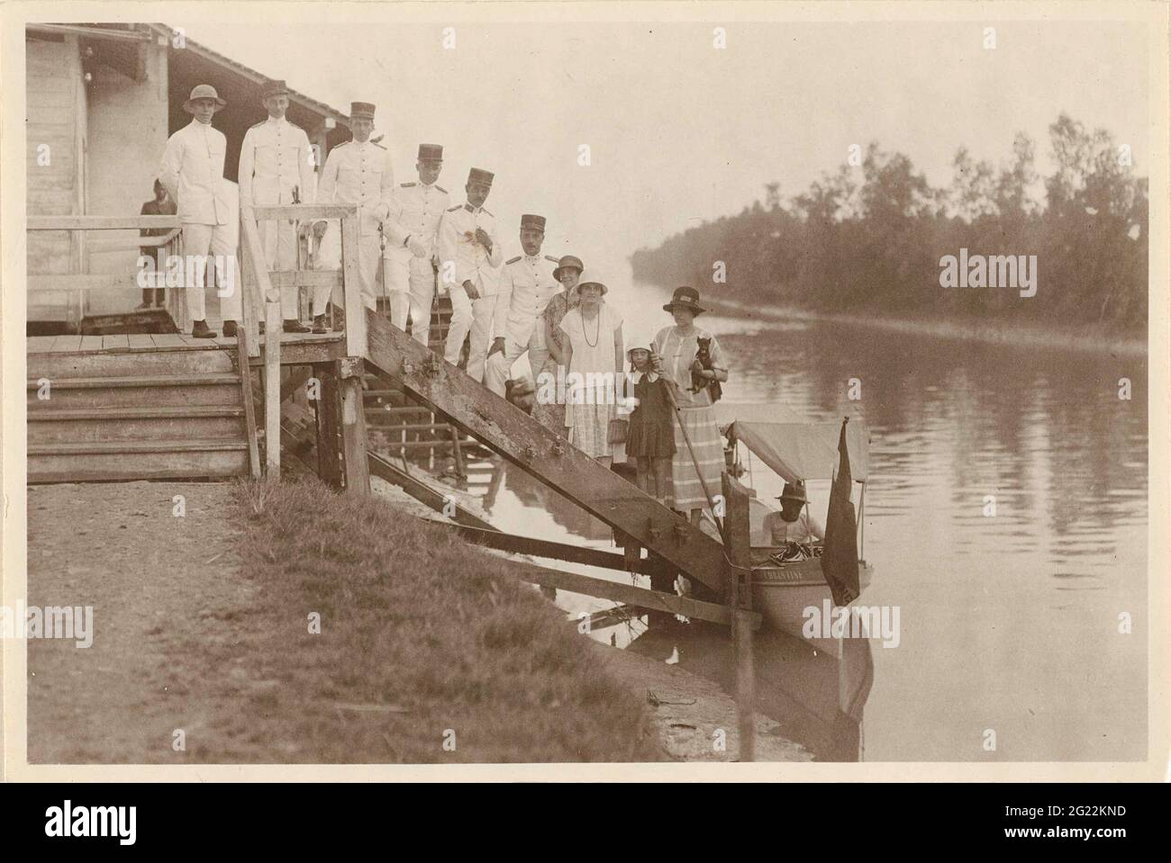 Group photo on a riser Stock Photo - Alamy