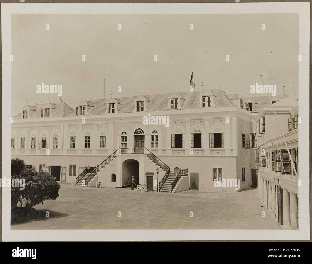 Government house in Willemstad, Curaçao Stock Photo - Alamy