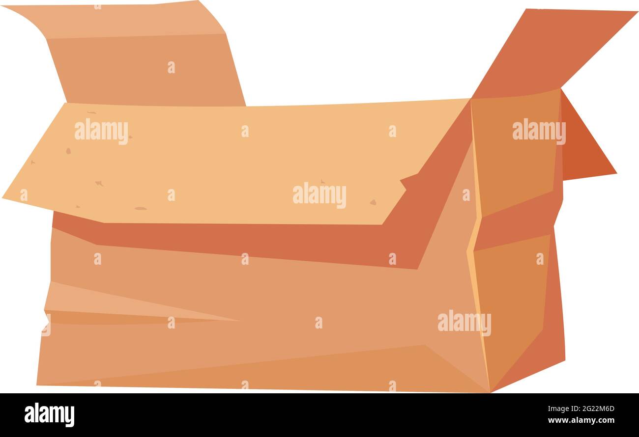 Garbage carton box icon, cartoon style Stock Vector Image & Art - Alamy