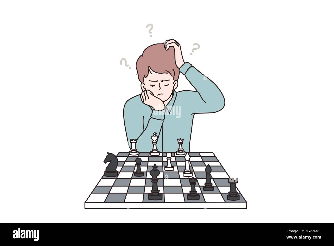 Intelligent, smart kids during hobbies concept. Clever concentrated and ...