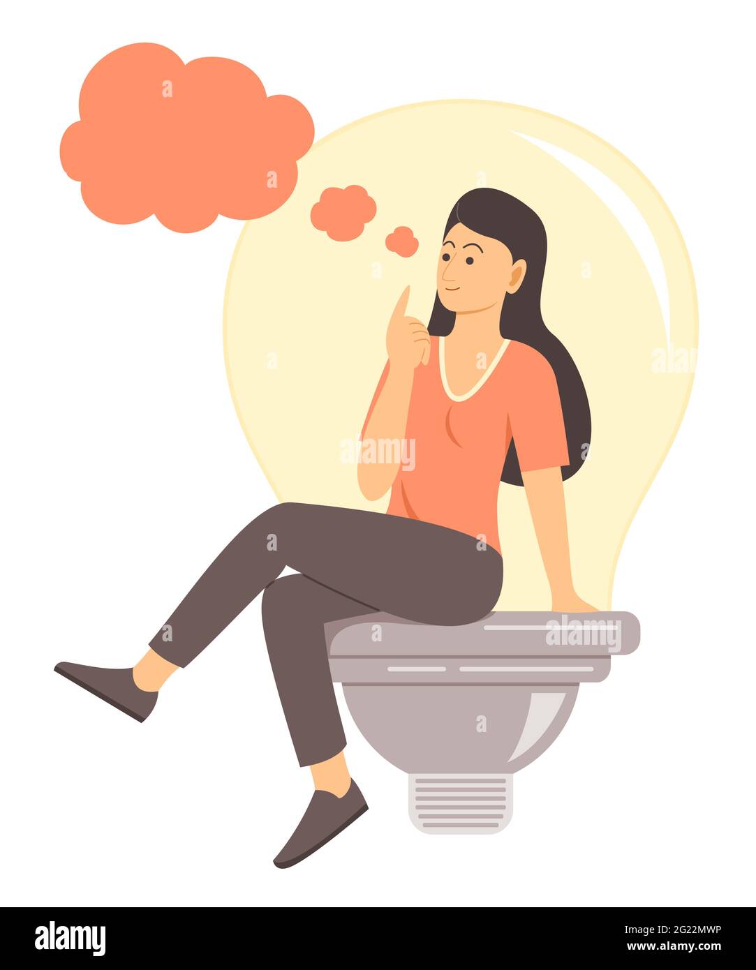 Good thinking Stock Vector Images - Alamy