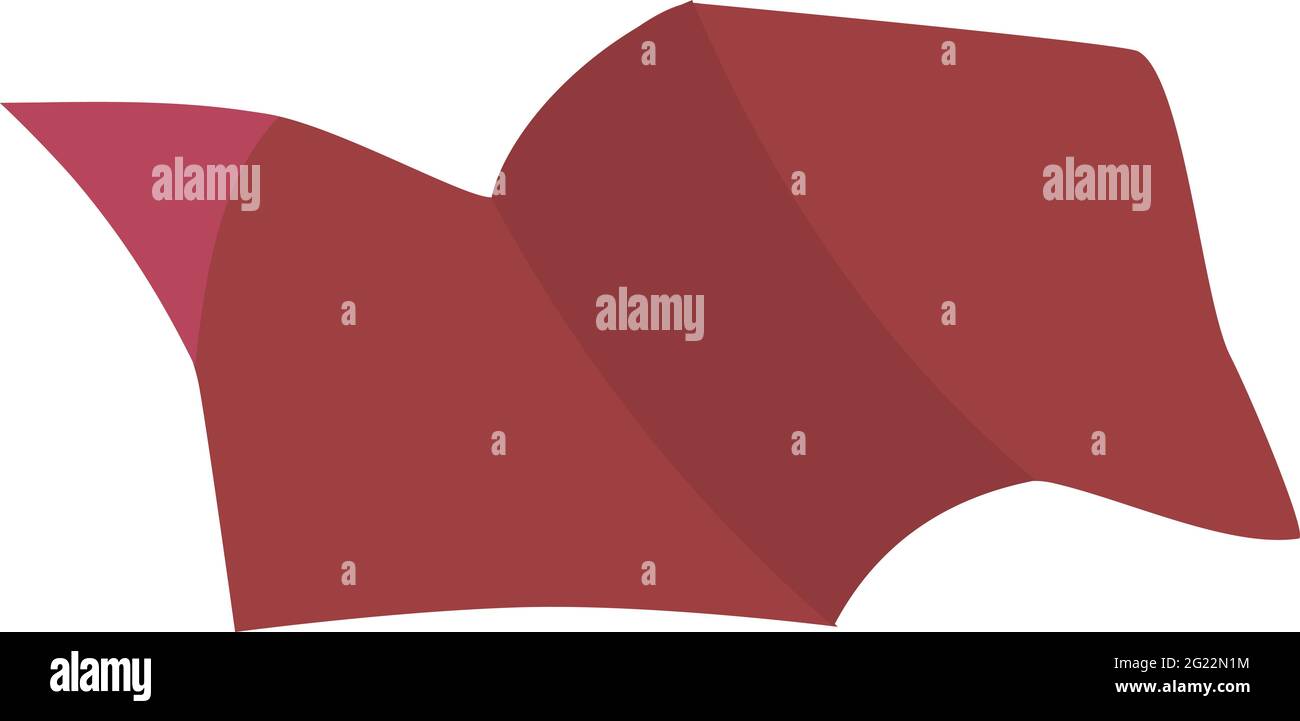 Garbage red paper icon, cartoon style Stock Vector Image & Art - Alamy