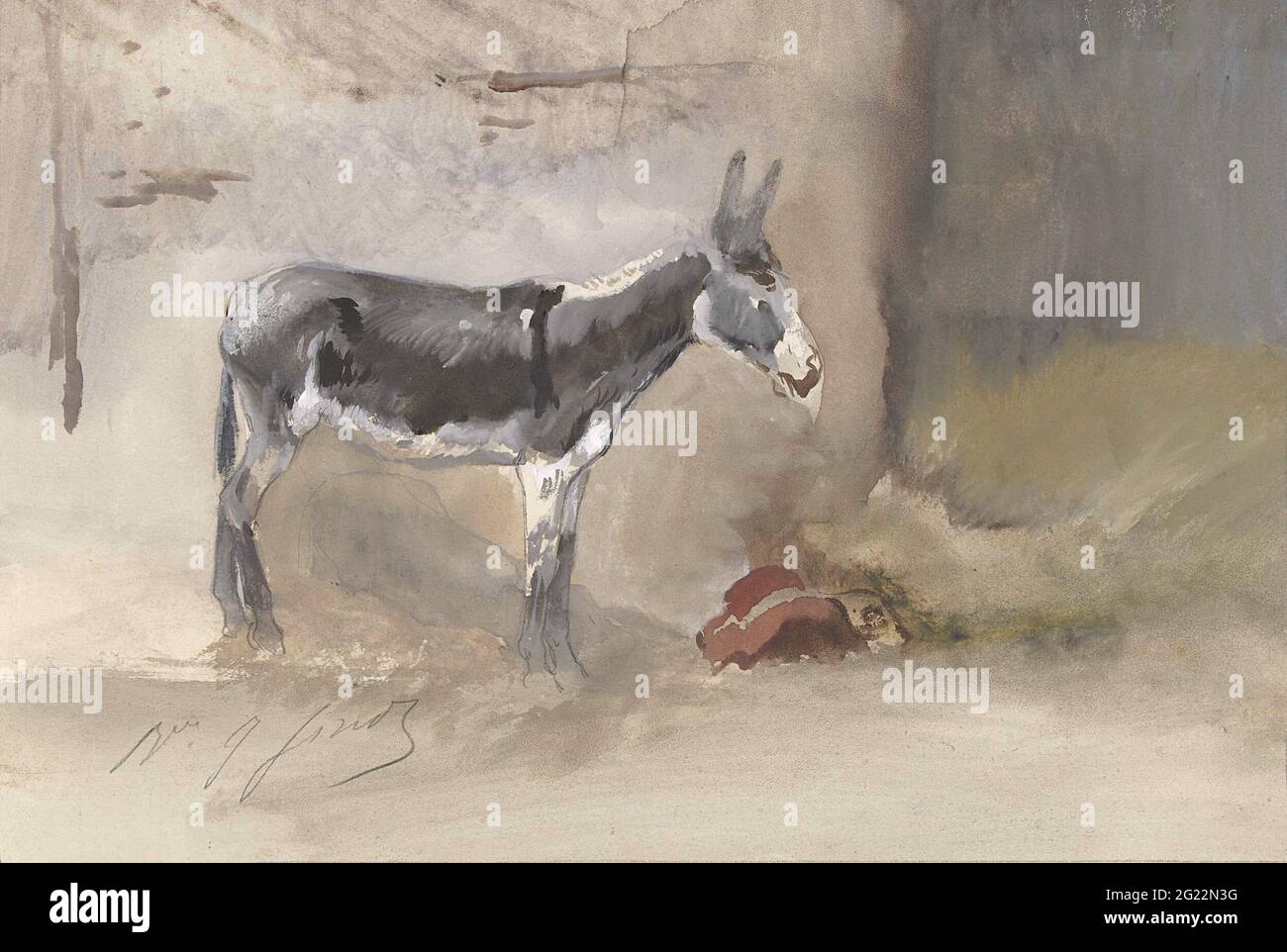Donkey in barn rustic setting hi-res stock photography and images - Alamy