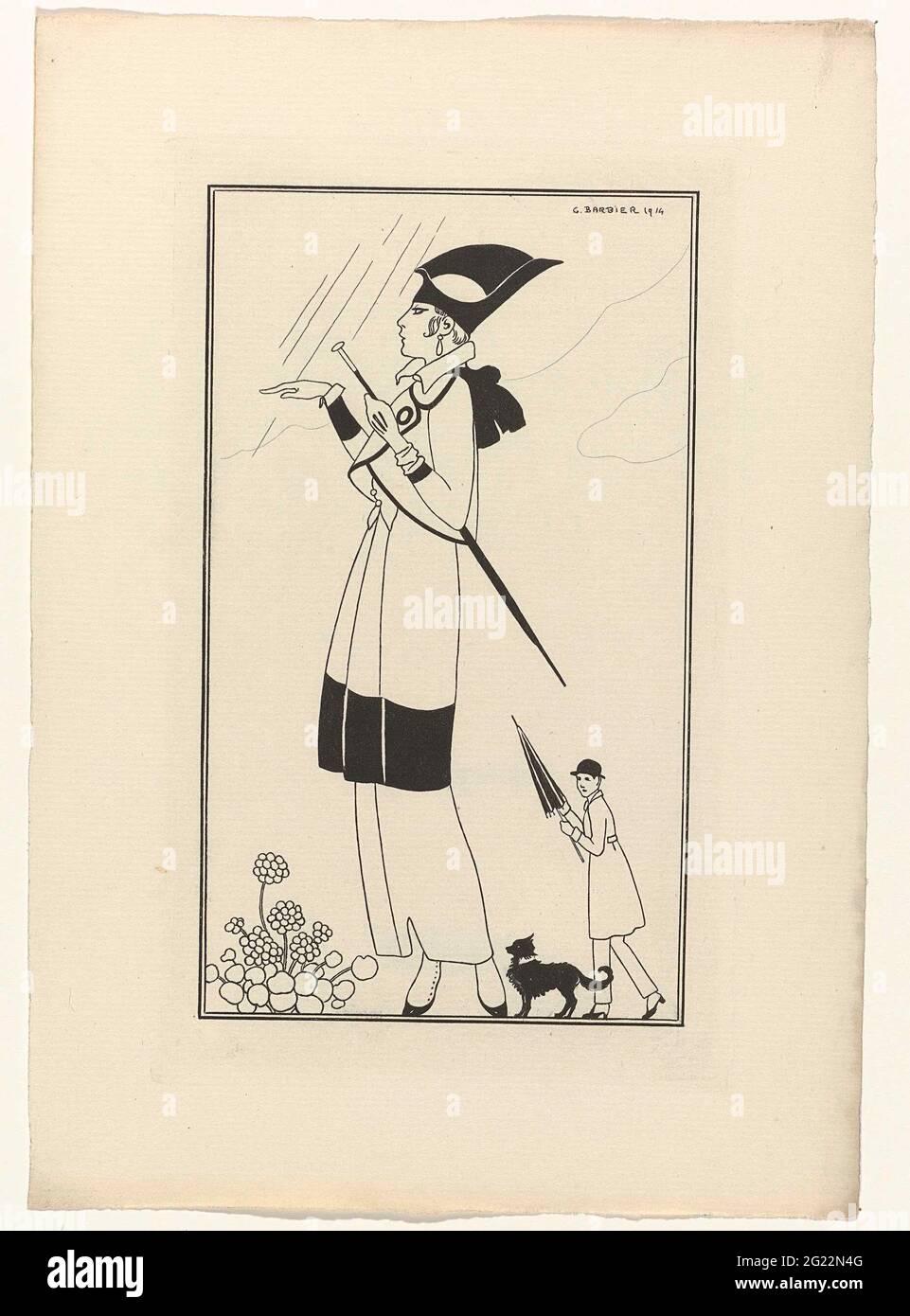 Journal des Ladies et des Modes, Costumes Parisiens, 1914, No. 156 ...