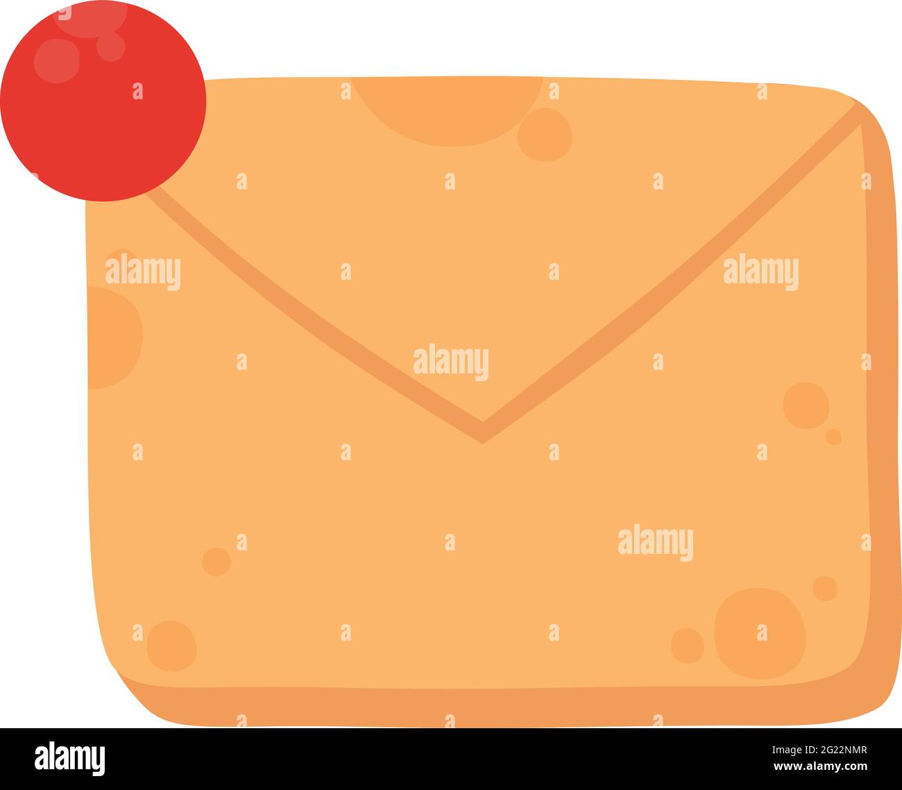 New mail notification icon, cartoon style Stock Vector Image & Art - Alamy