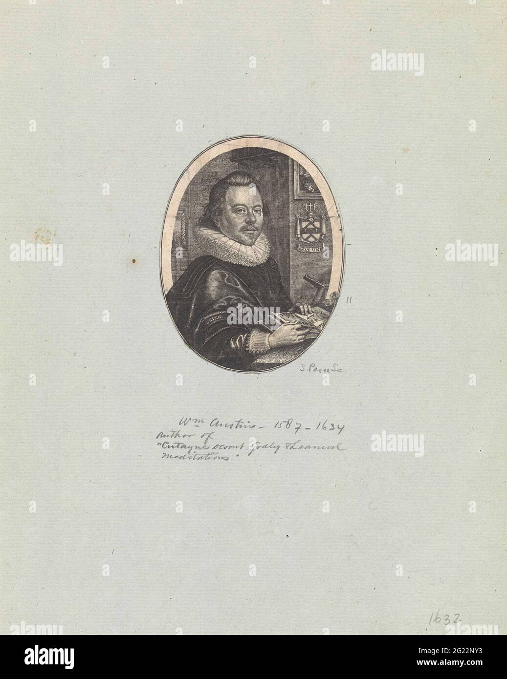 Portrait of William Austin. Portrait of the English writer William ...