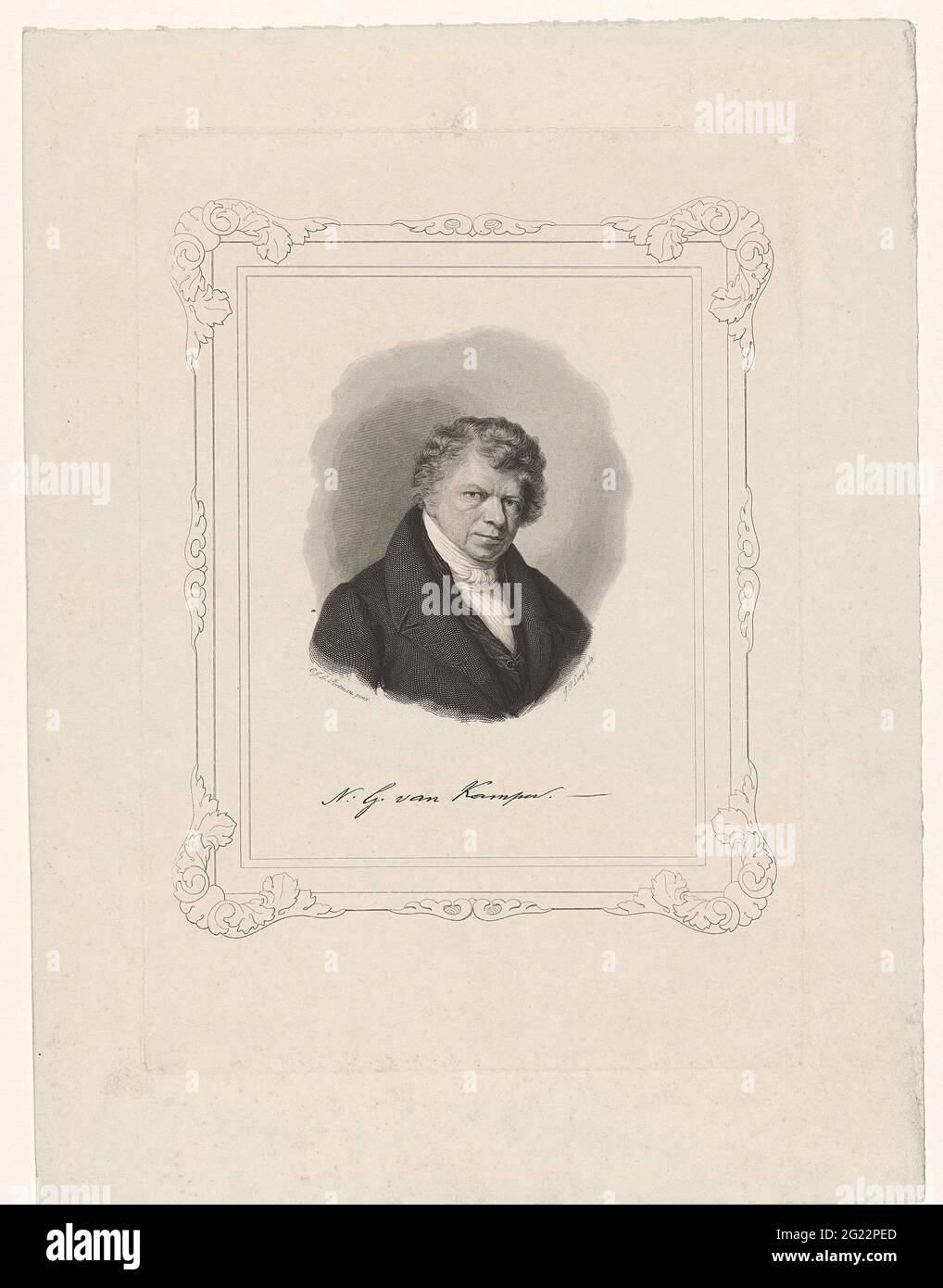 Portrait of Nicolaas Godfried van Kampen; N.G. Van Kampen. Portrait ...