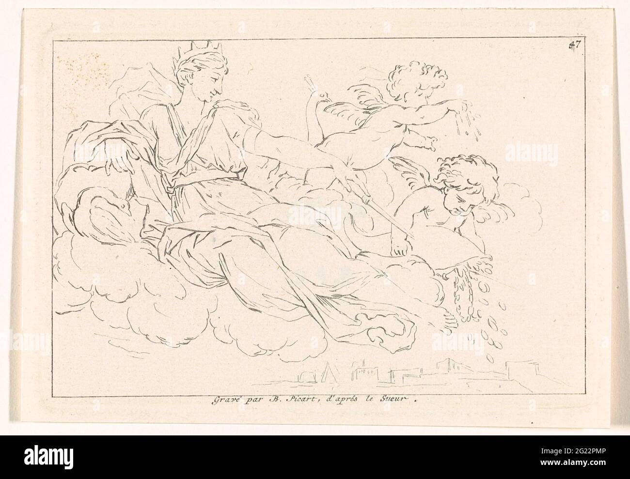 Two putti scattering coins hi-res stock photography and images - Alamy