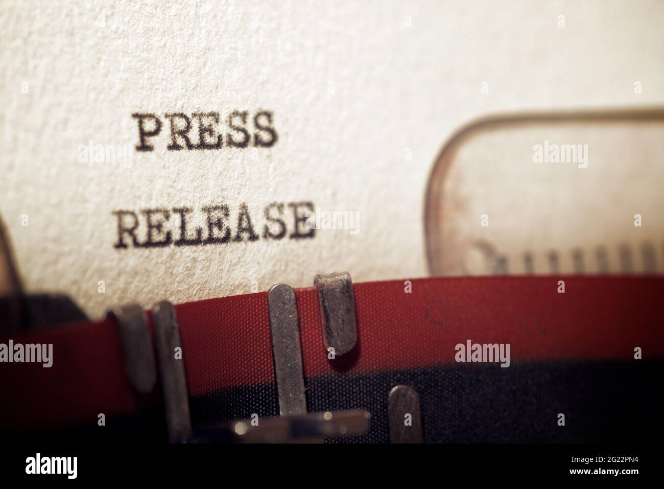 Press release text written hi-res stock photography and images - Alamy