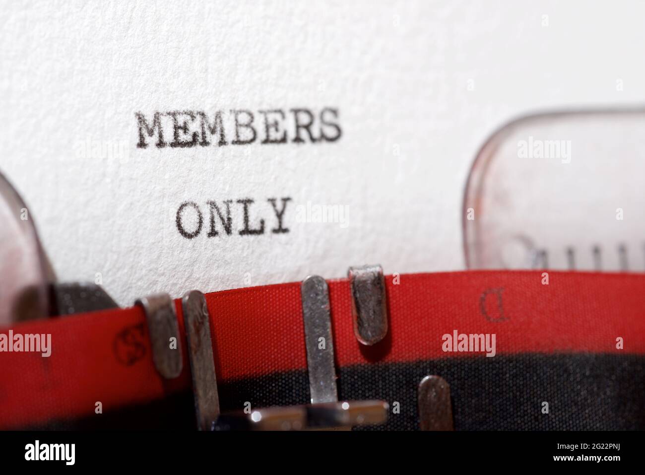 Members only word hi-res stock photography and images - Alamy