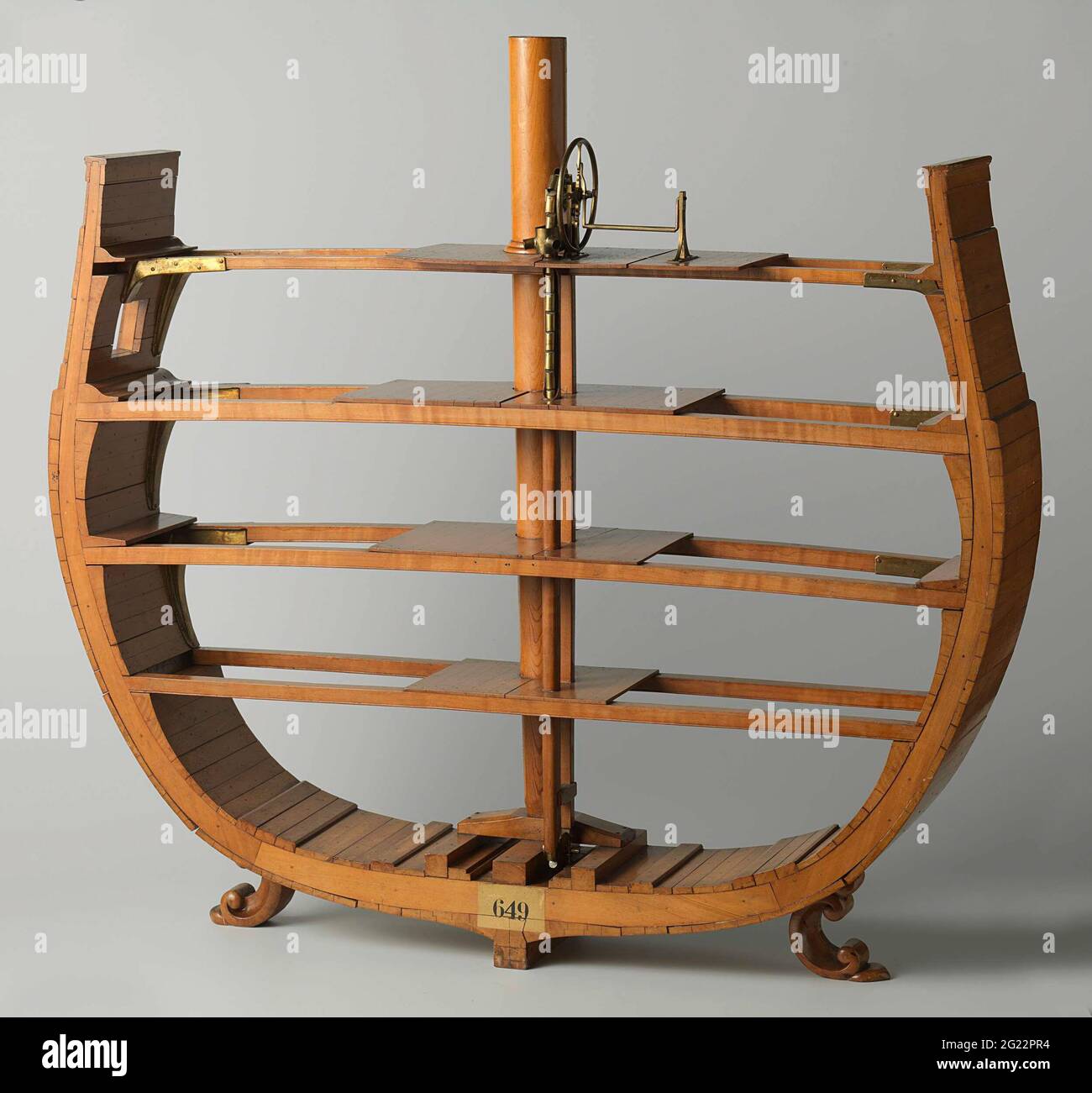 Model of A Chain Pump. Model of the cross section of a ship near the ...