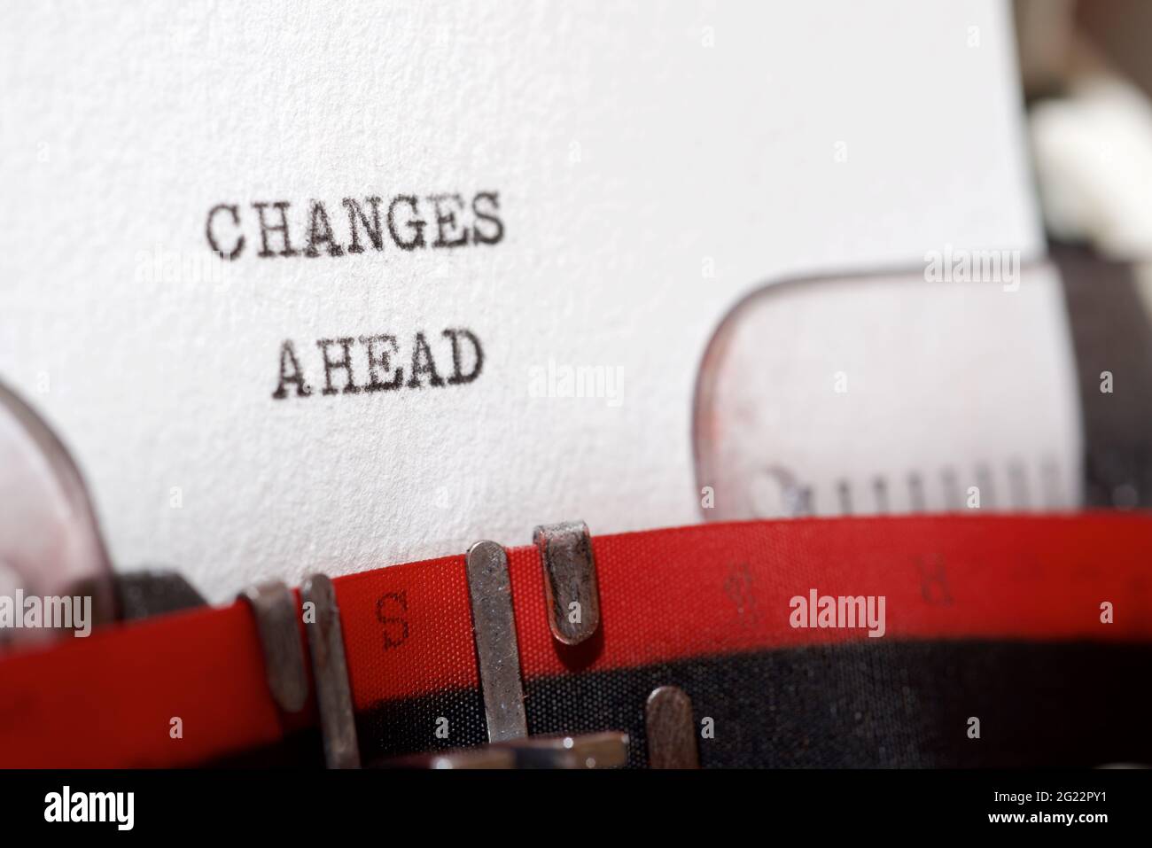 Changes ahead hi-res stock photography and images - Alamy
