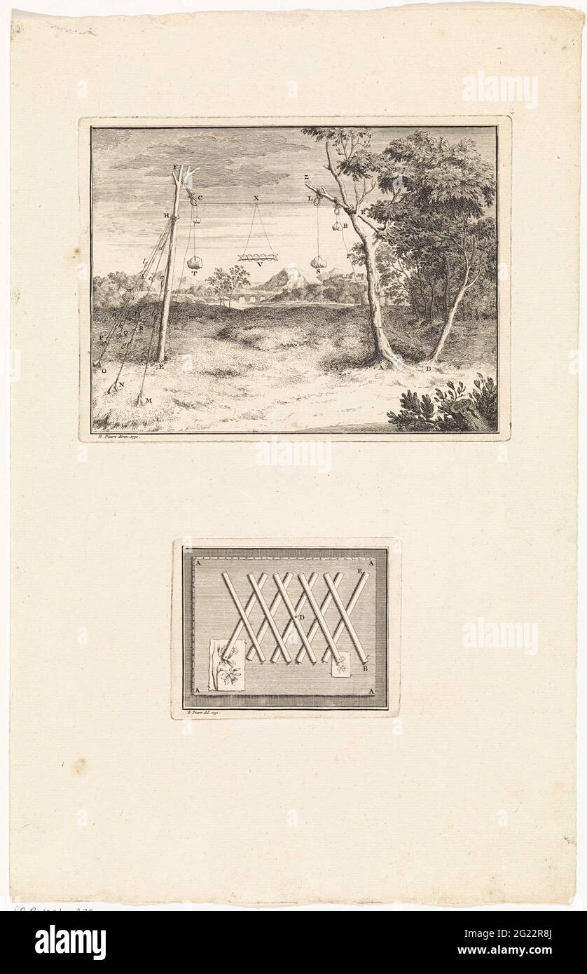 Between two tribes hanging objects and a notice board. Two performances ...