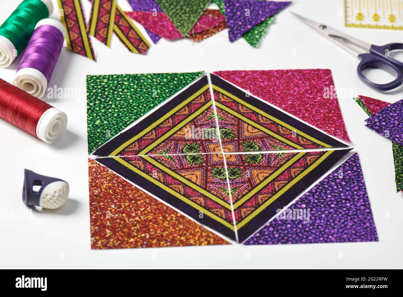 Block print fabric hi-res stock photography and images - Alamy